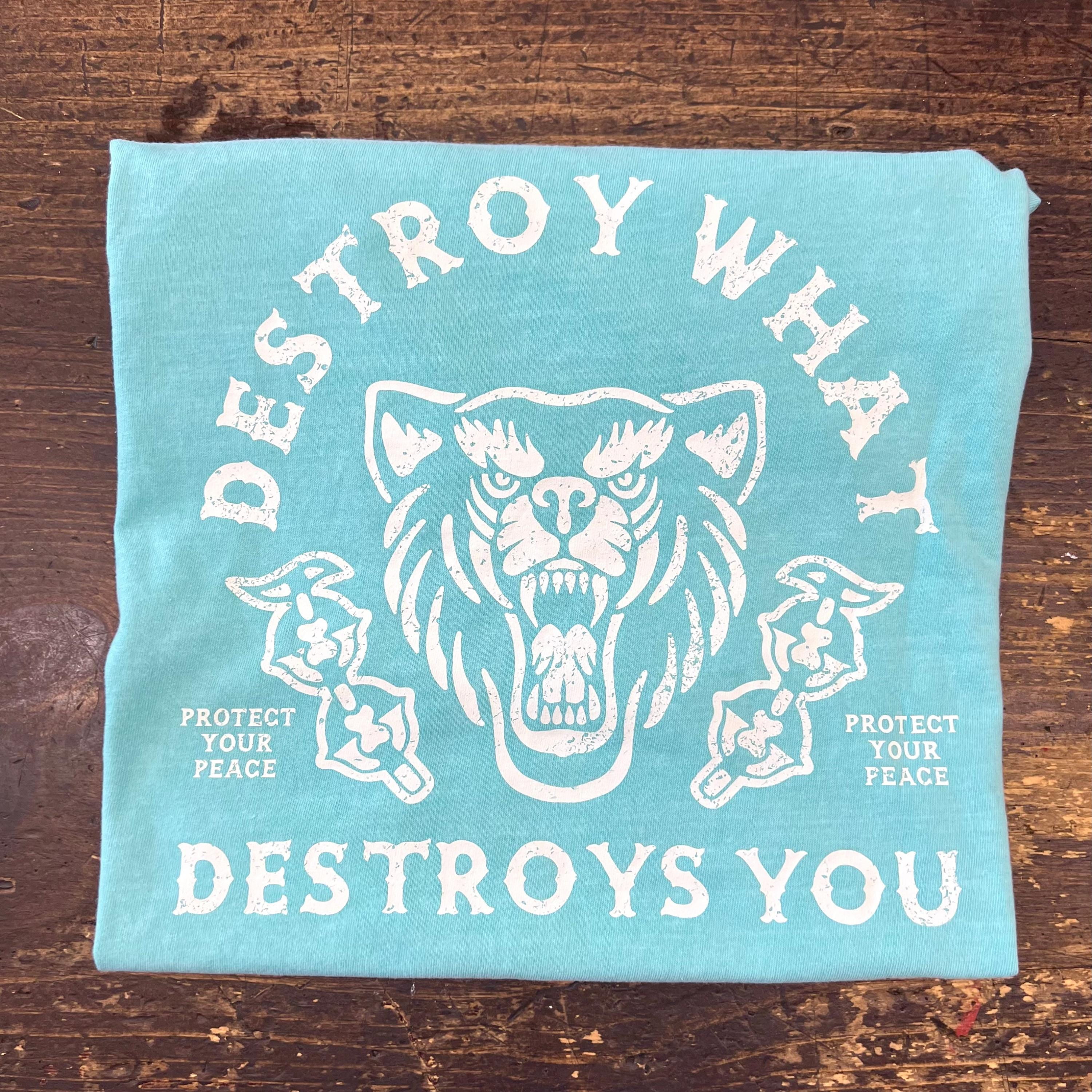 Destroy What Destroys You, Tee Protect your Peace T-shirt Traditional ...