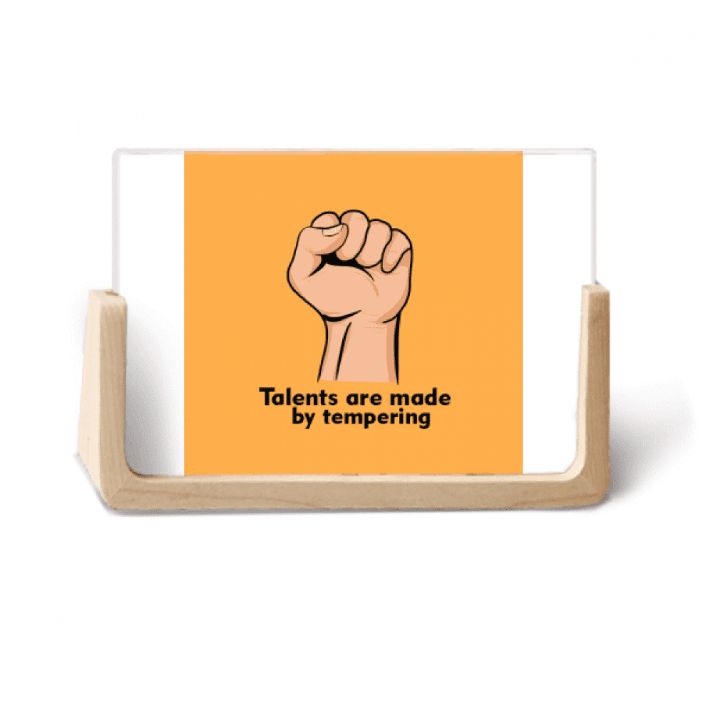 Destroy Withstand Vigorous Conquer Photo Wooden Photo Frame Tabletop Display - Walmart.com