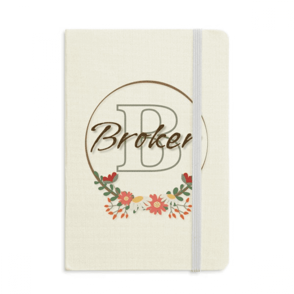 Destroy Wreath Letter Art Deco Fashion Notebook Official Fabric Hard ...