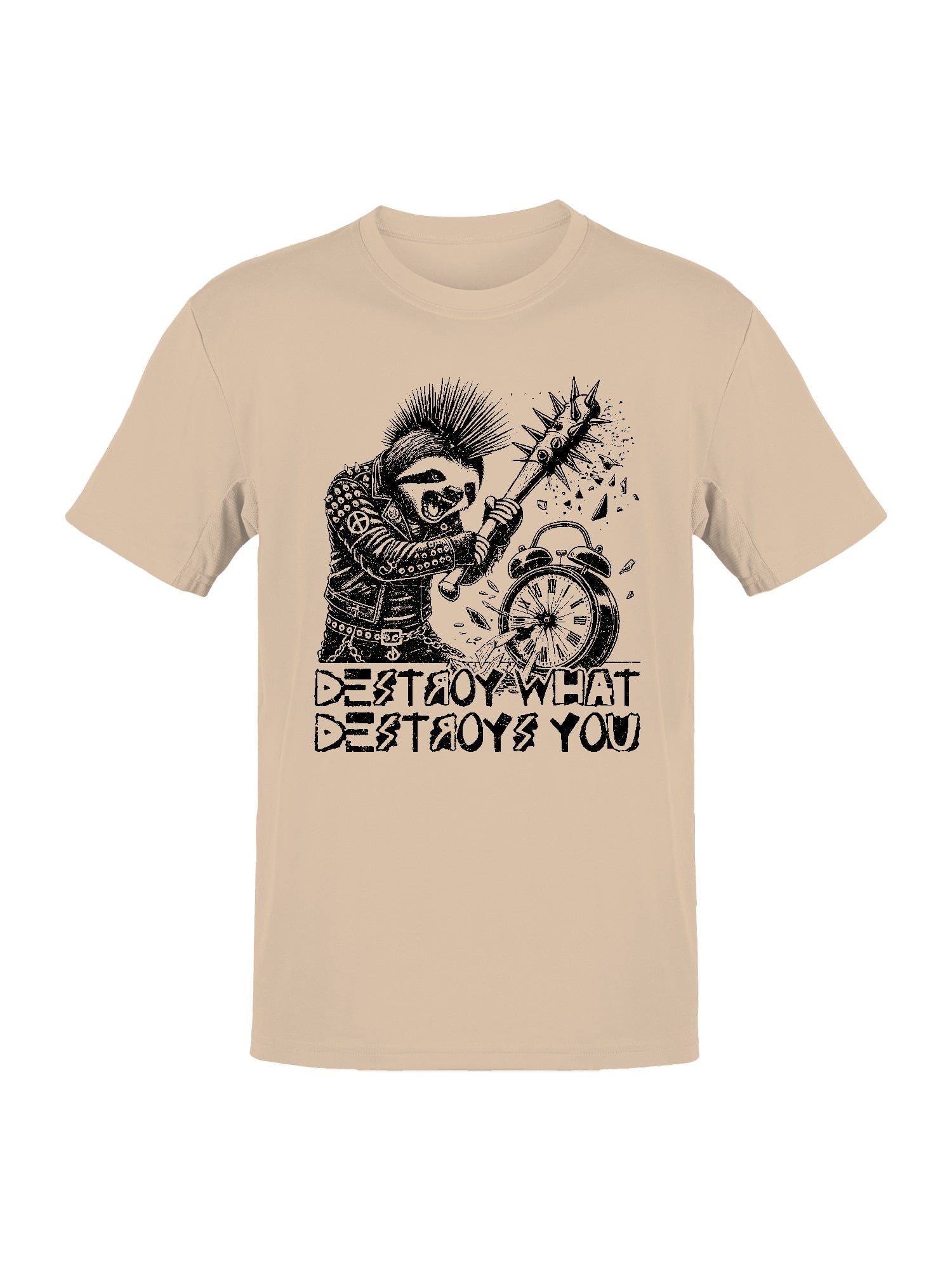 Destroy that which destroys you, lazy destroying a watch Men's T-shirt ...