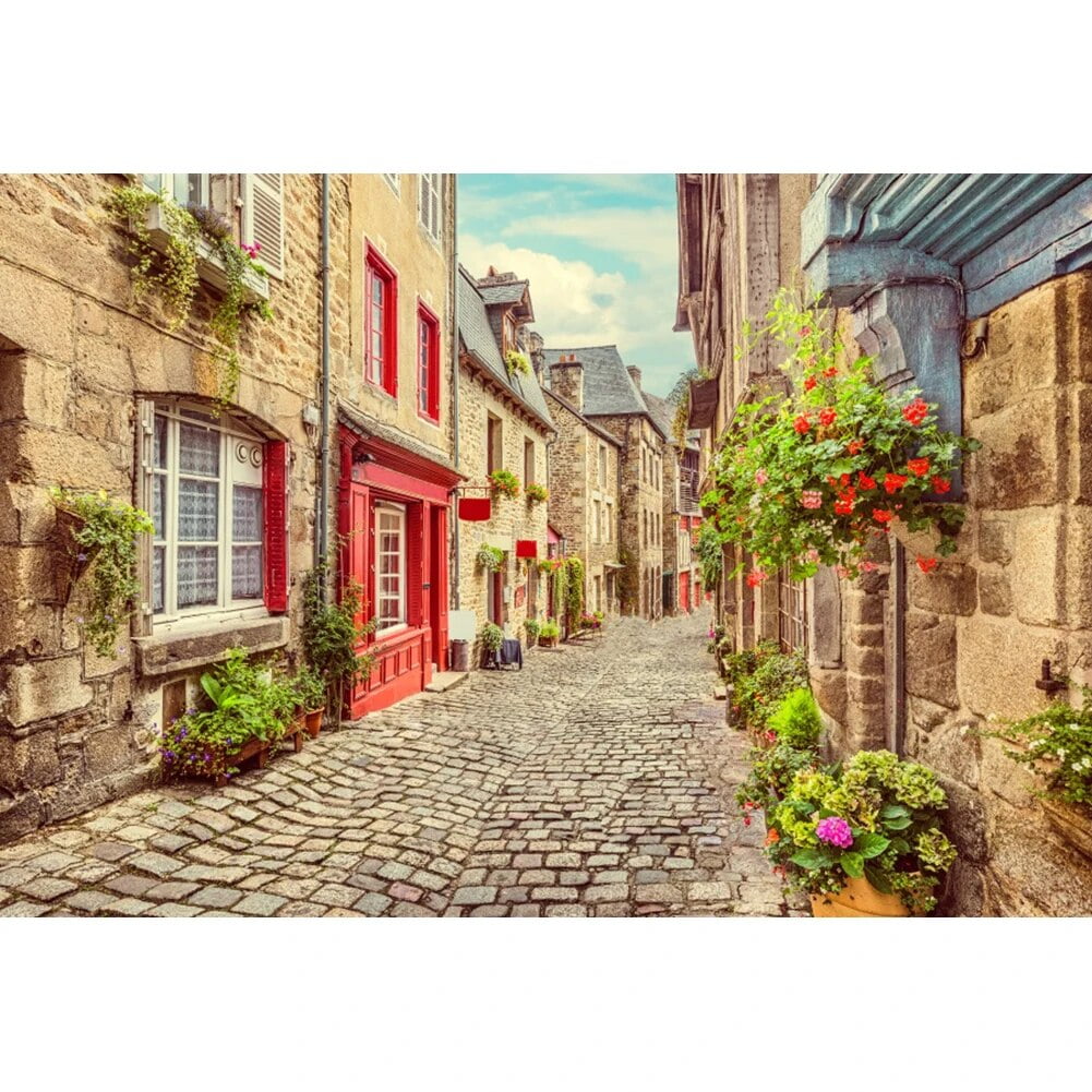 Destroyed City Ruins Background Armageddon Destroyed Streets Planet ...