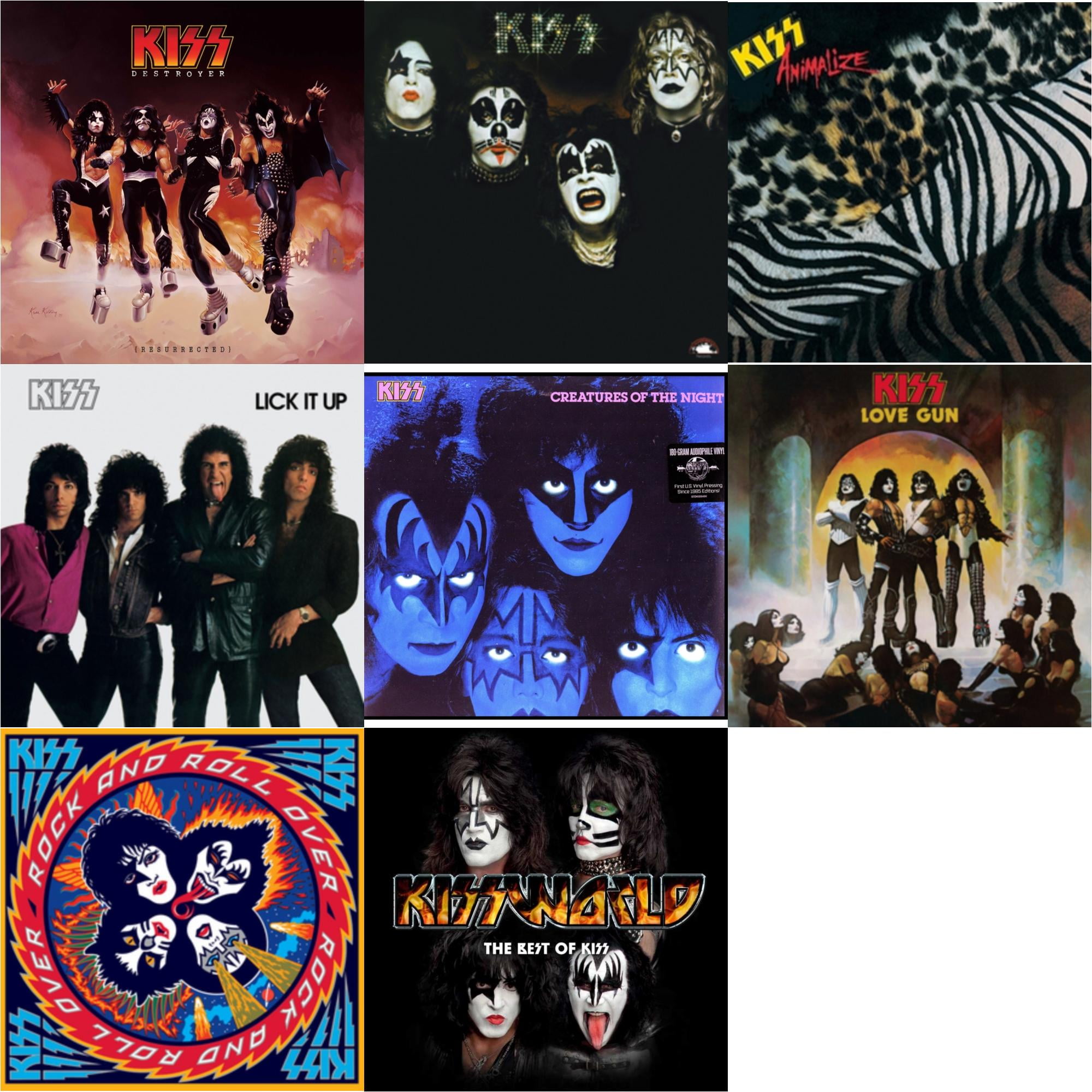 Destroyer (Resurrected) (Translucent Orange LP Vinyl) & Kiss ...