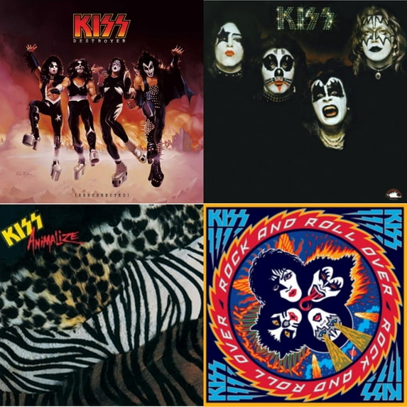 Destroyer (Resurrected) (Translucent Orange LP Vinyl) & Kiss ...