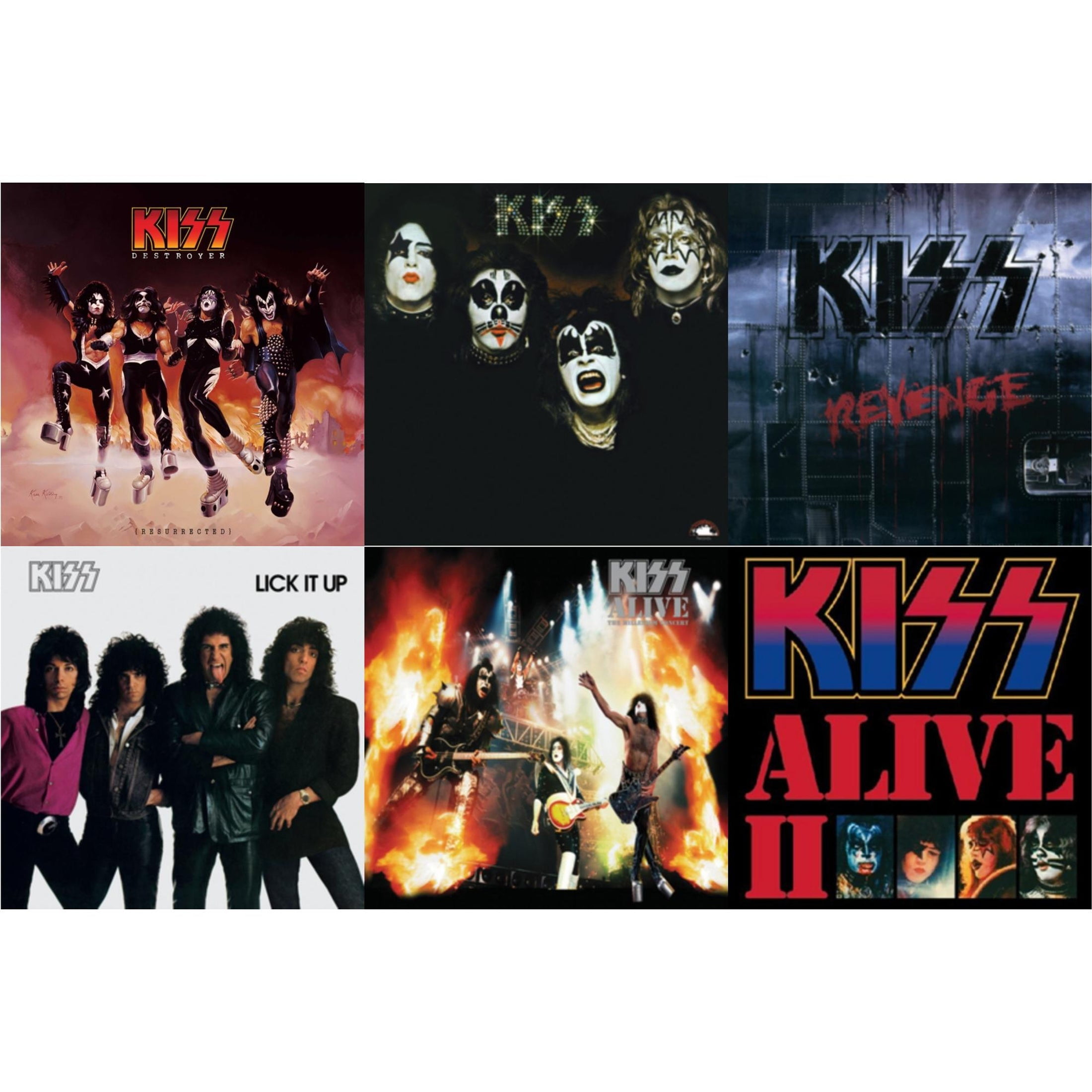 Destroyer (Resurrected) (Translucent Orange LP Vinyl) & Kiss & Revenge ...