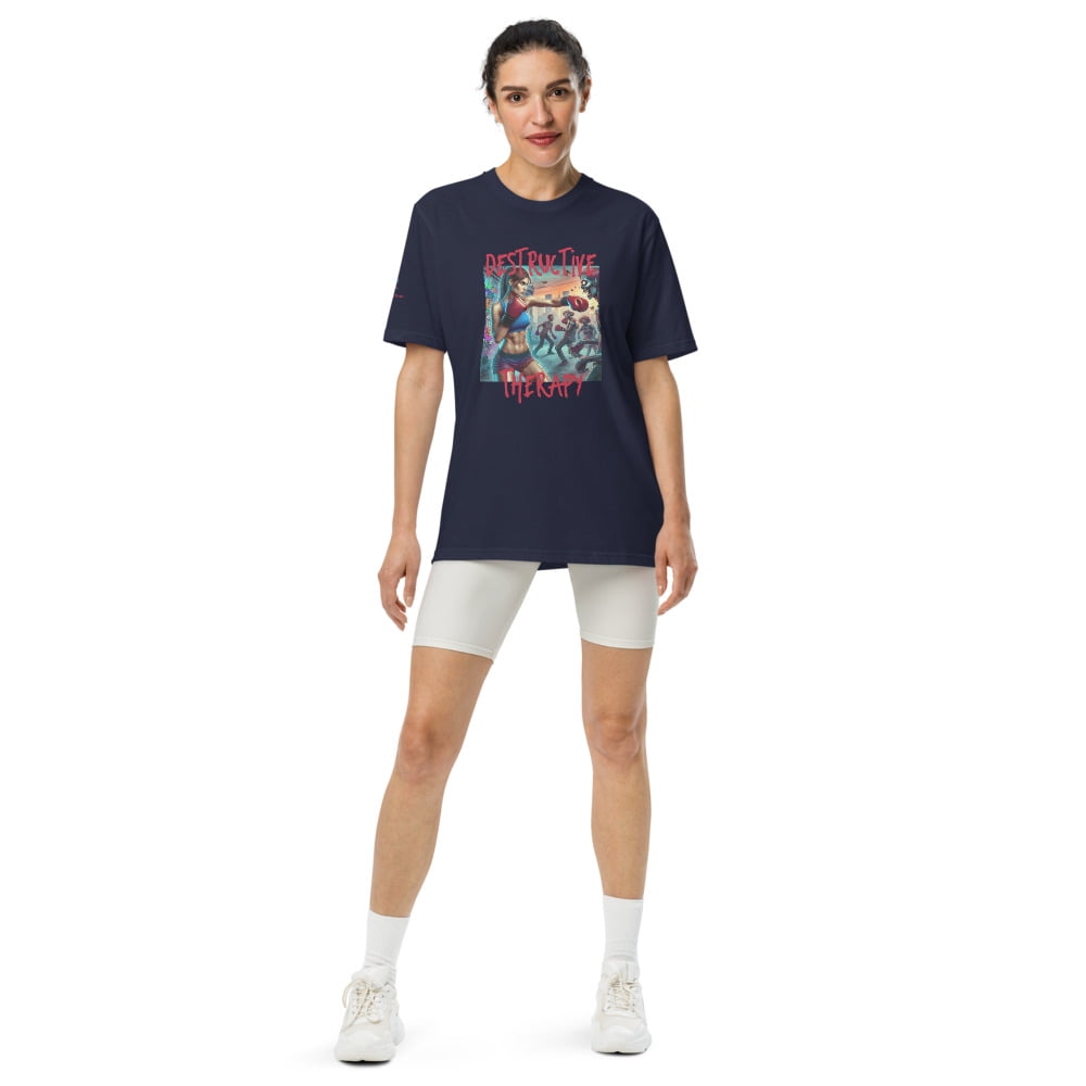 Destructive Therapy Women's Boxing Under ArmourⓇ athletic t-shirt (Navy ...