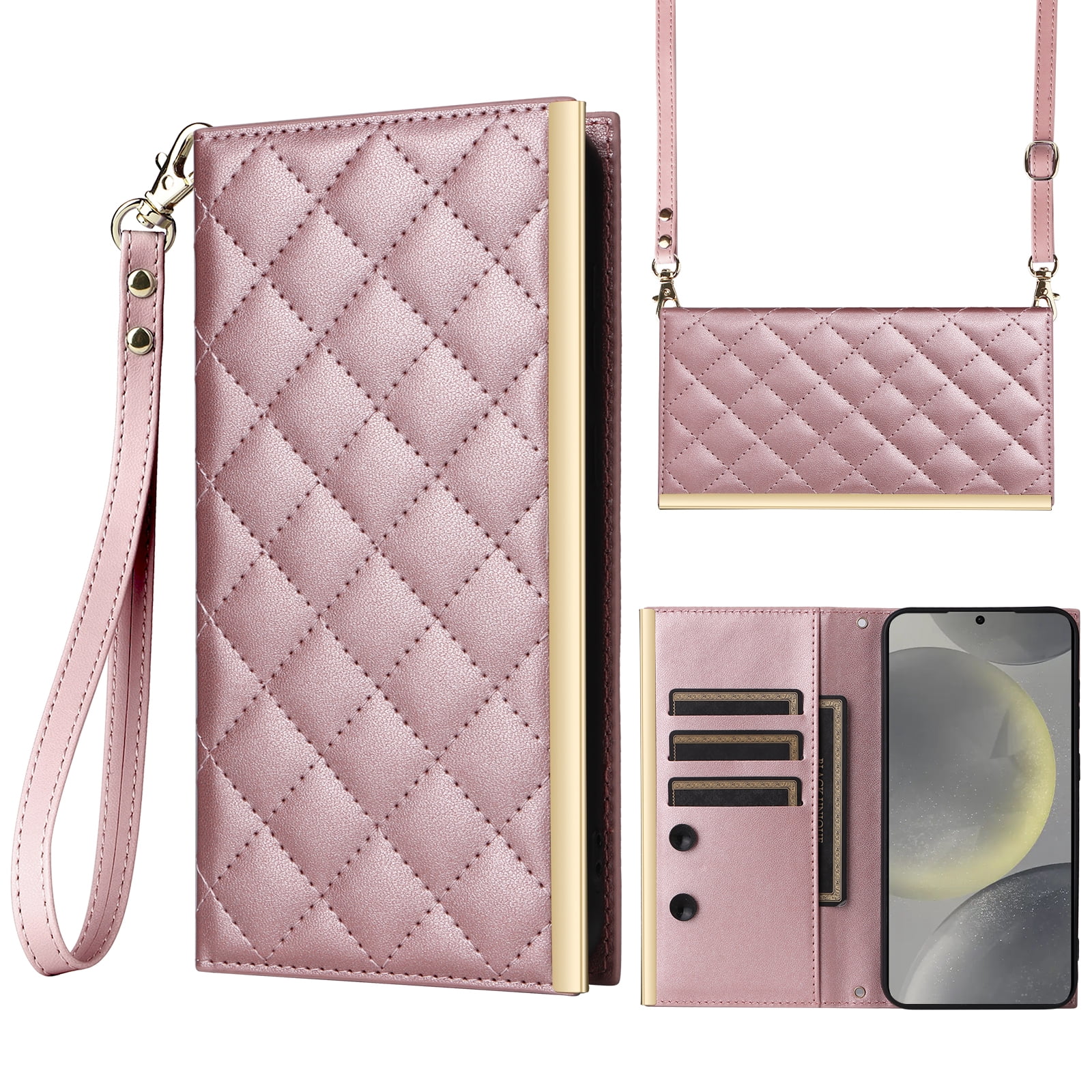 Desugned For Samsung Galaxy S23 FE Wallet Phone Case,With Suction Cup ...