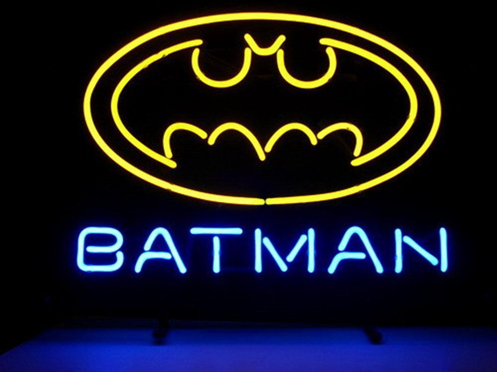 Desung Brand New Batman Comic Hero Neon Sign Lamp Glass Beer Bar Pub ...