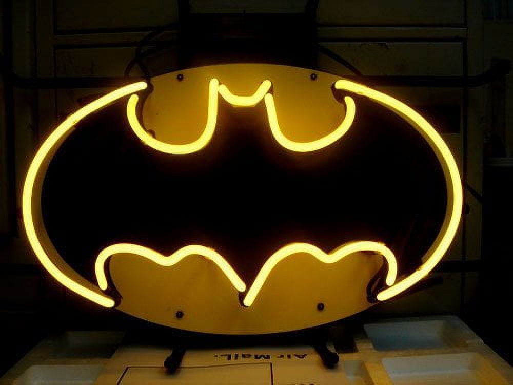 Desung Brand New Batman Super Hero Comics Neon Sign Lamp Glass Beer Bar ...