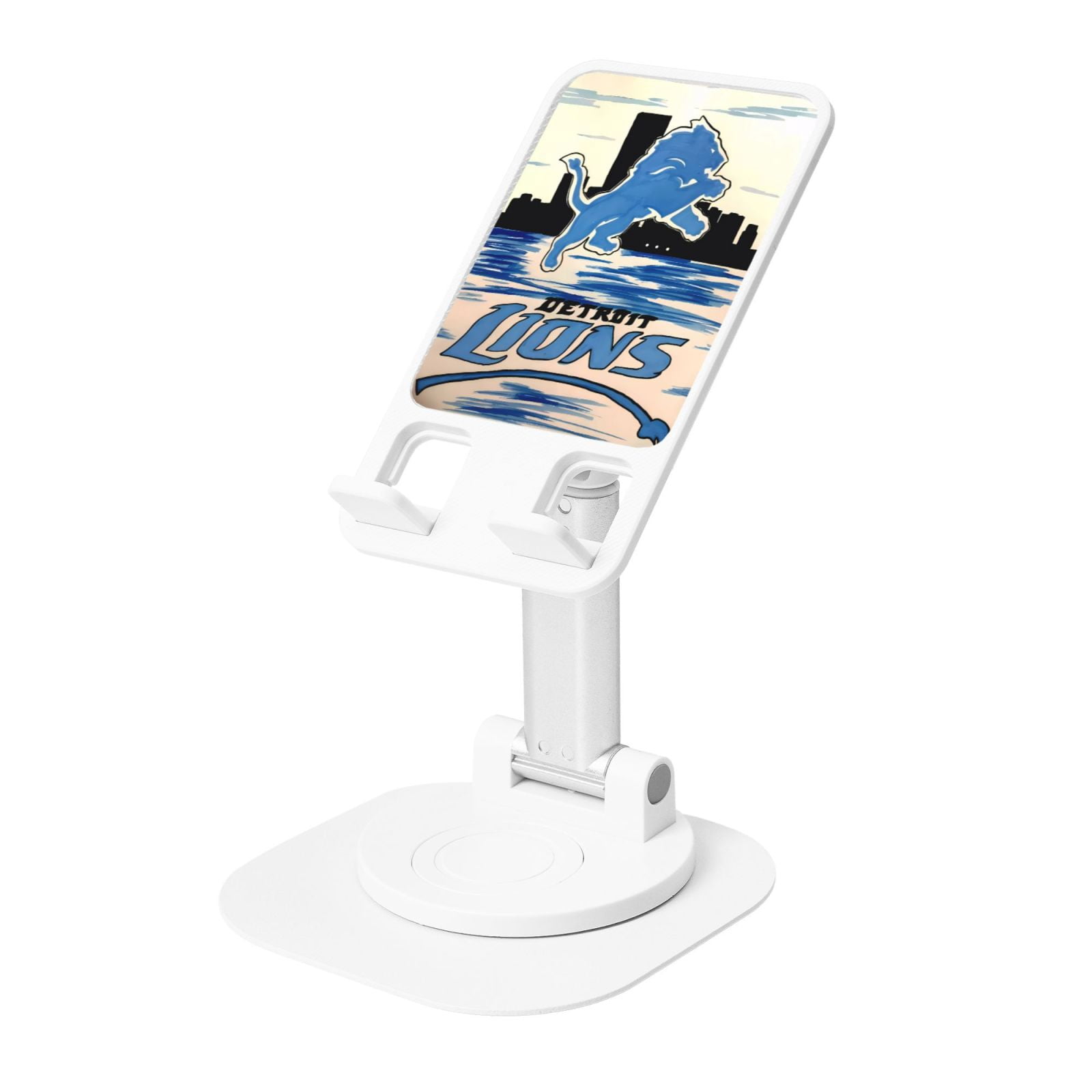 Det_Lions Team Circular Bottom Rotates The Phone Stand Foldable and ...