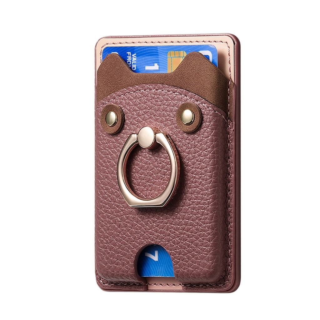Detachable Adhesive Card Case with Integrated Phone Stand & Not Slip ...