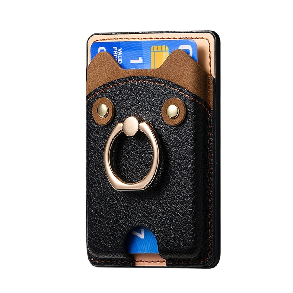 Detachable Adhesive Card Case with Integrated Phone Stand & Not Slip ...