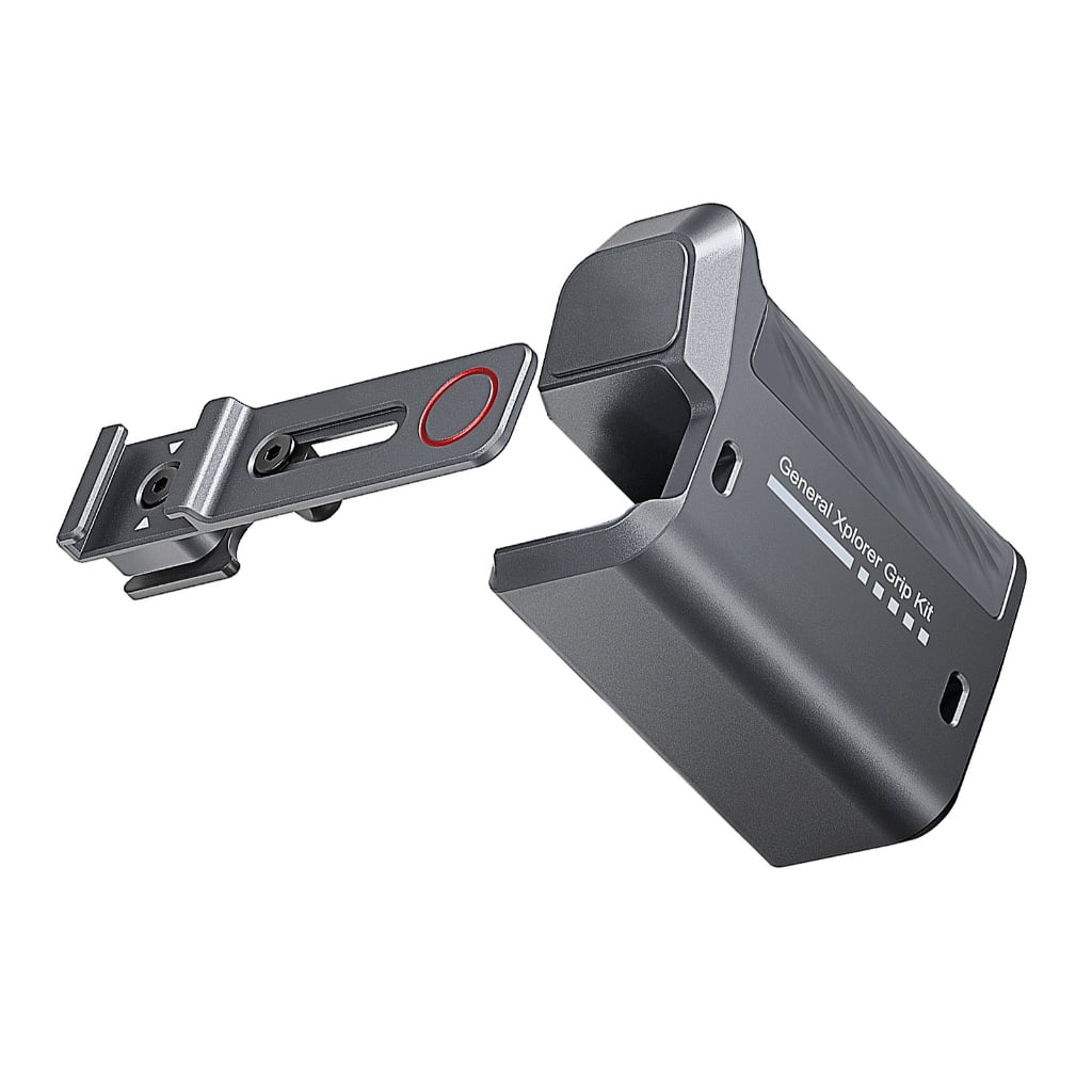 Detachable Aluminum Handle Set For Action Cameras Ergonomic Split Grip ...