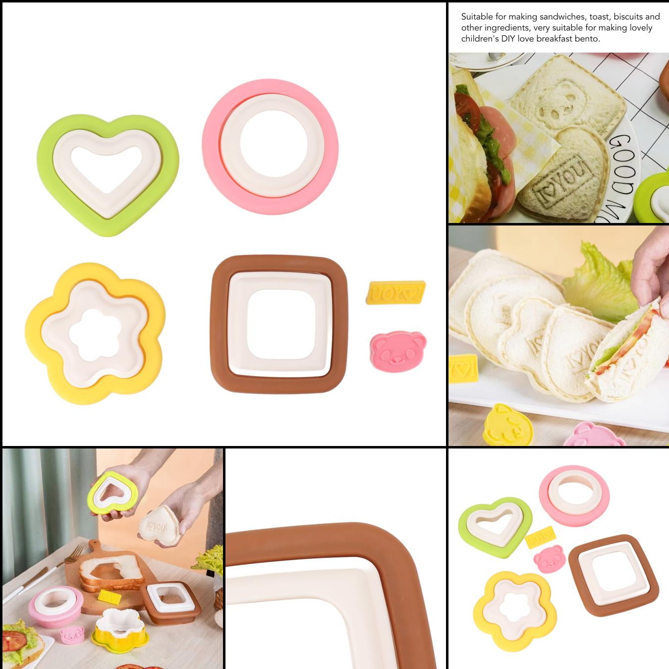 Detachable Biscuit Molds, 10 Shapes for Fun Baking, Food,Grade Plastic ...