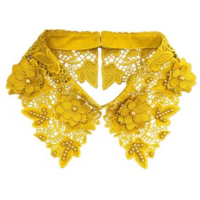 Detachable Blouse False Collar Embroidered Lace Fake Collar Choker ...