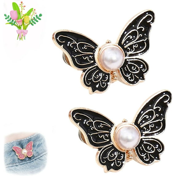Detachable Butterfly Clips, 2-Pack Detachable ButterflyClips, Butterfly ...