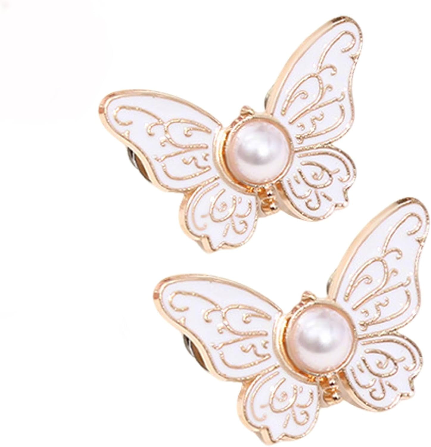 Detachable Butterfly Clips, 2-Pack Detachable ButterflyClips, Butterfly ...