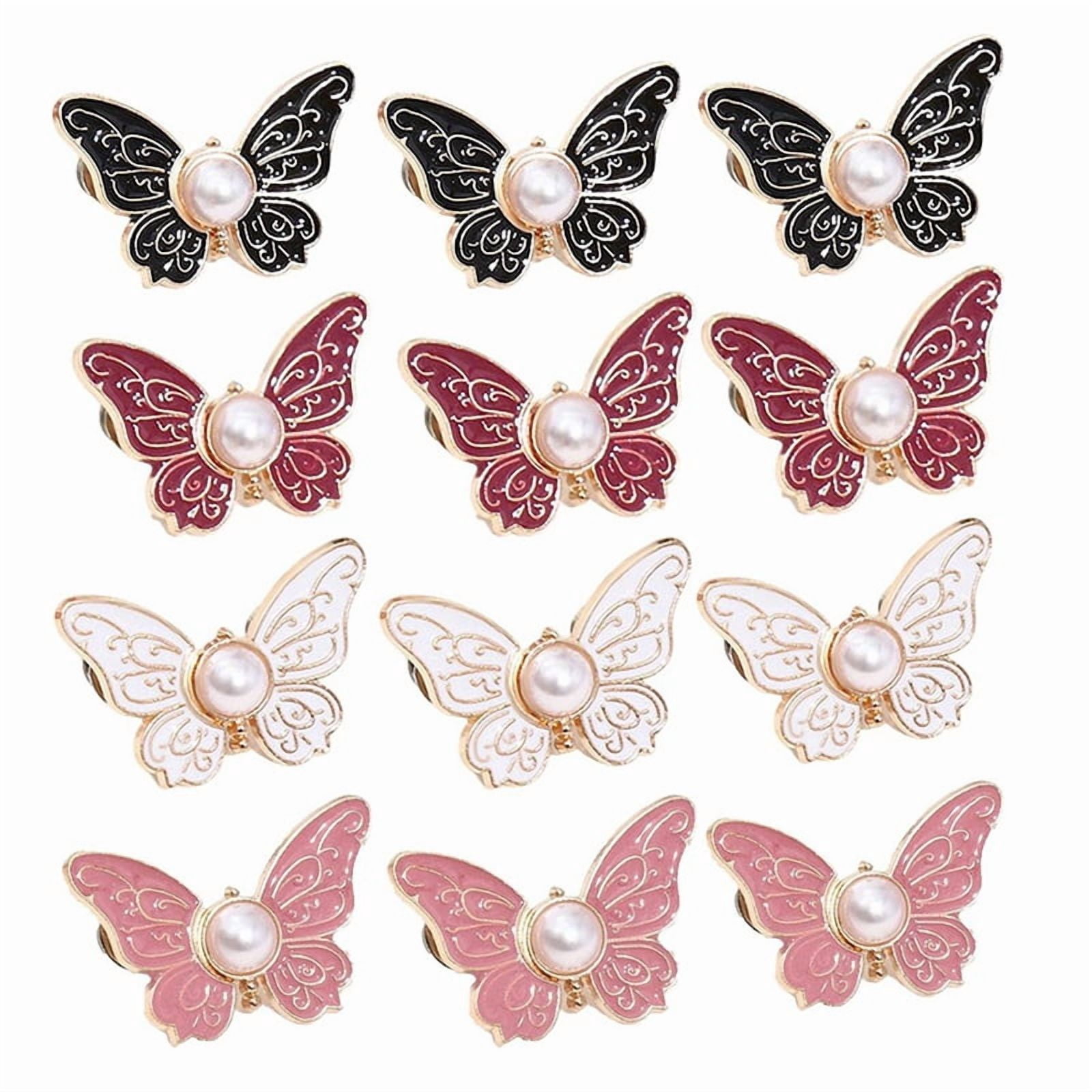 Detachable Butterfly Clips, 2-Pack Detachable ButterflyClips, Butterfly ...