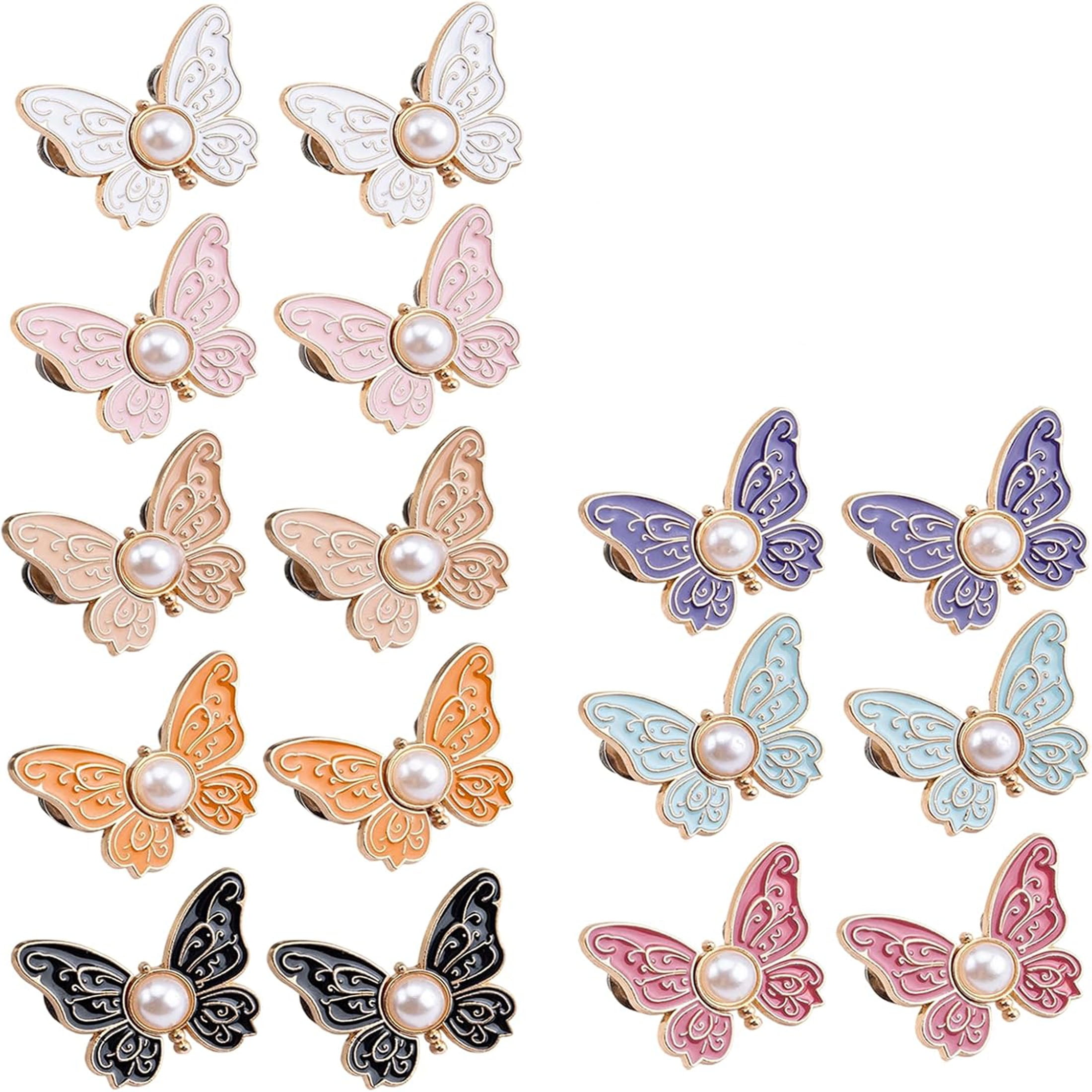 Detachable Butterfly Clips, Adjustable Pant Waist Tightener - 8Pcs No ...