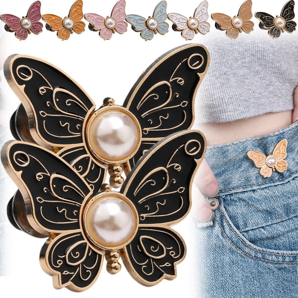 Detachable Butterfly Clips, Butterfly Waist Cinching Button for Clothes ...