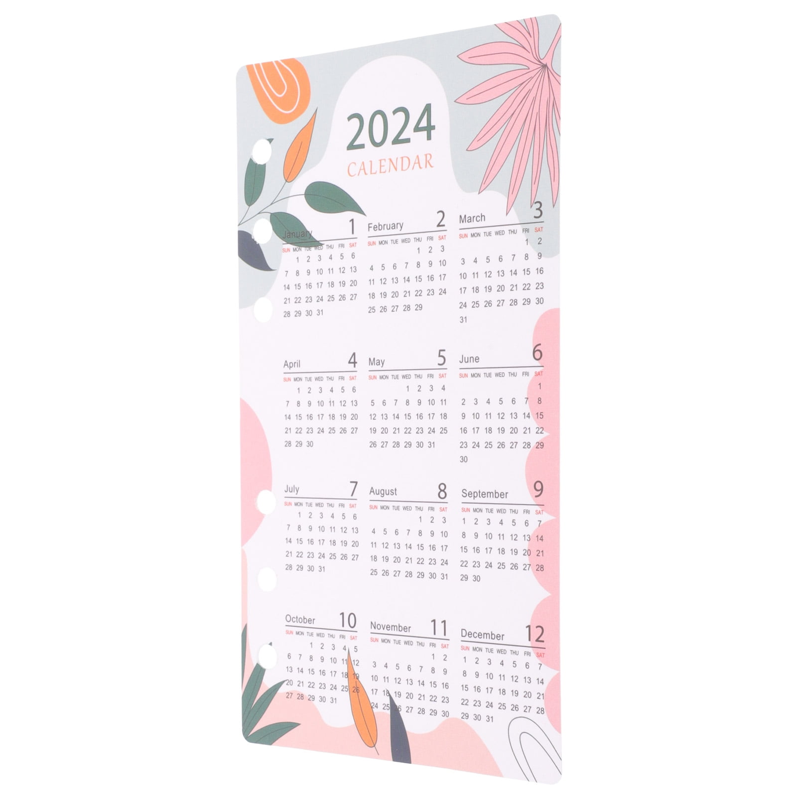 Detachable Calendar Binder Divider Professional Notebook Separator ...