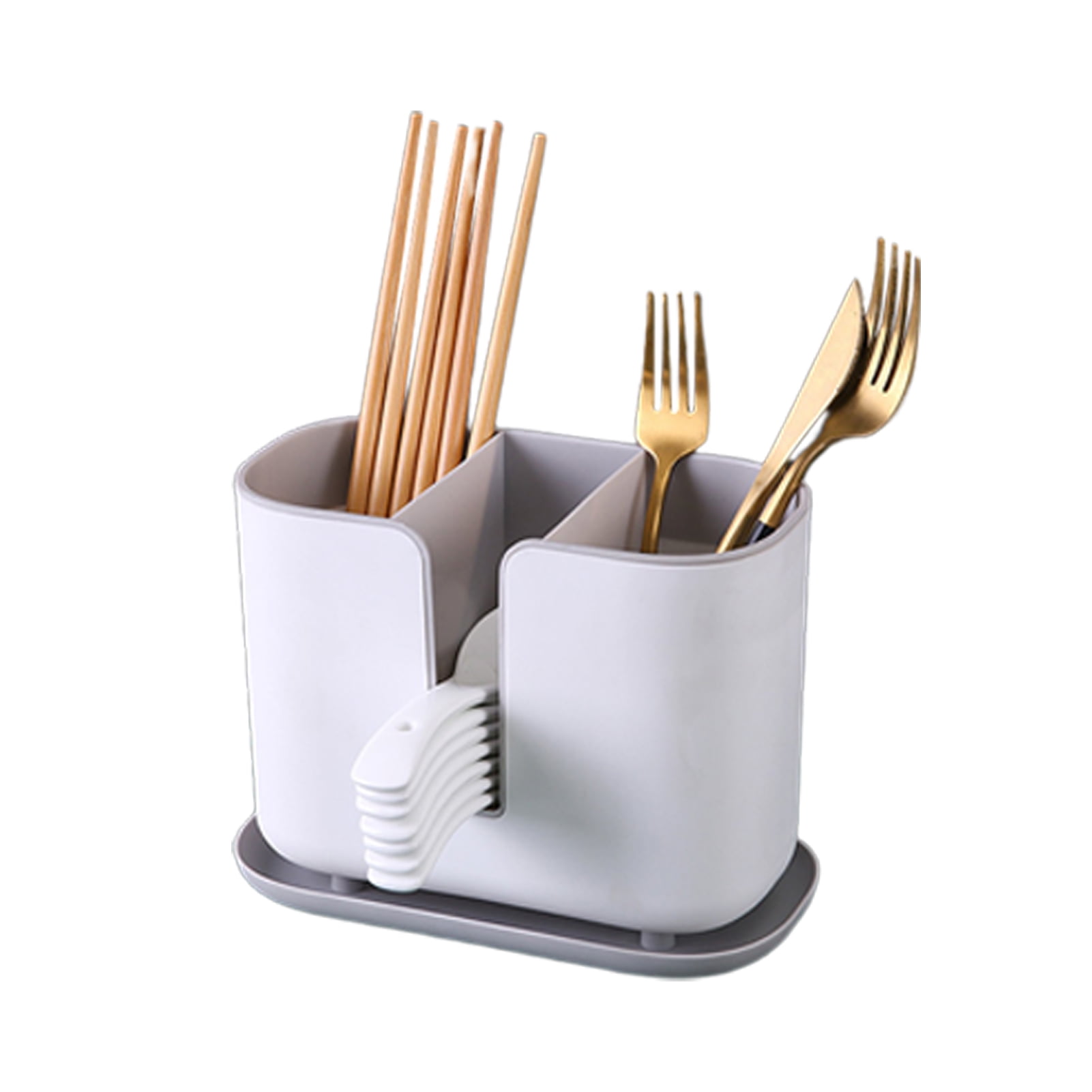 Detachable Chopstick Holder - 3 Compartment Design, Drainage Hole ...
