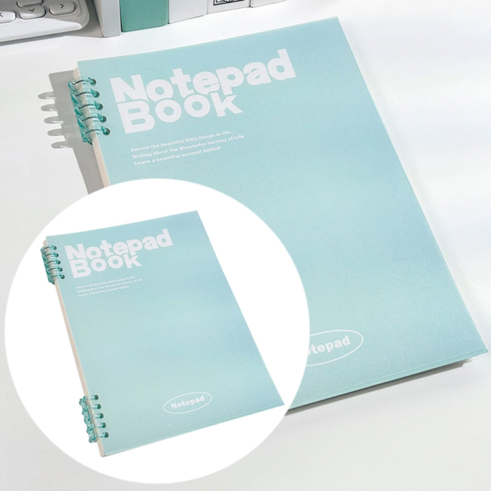 The Detachable Coil Notebook A5 Ten-Hole Loose-Leaf Notebook [Green ...