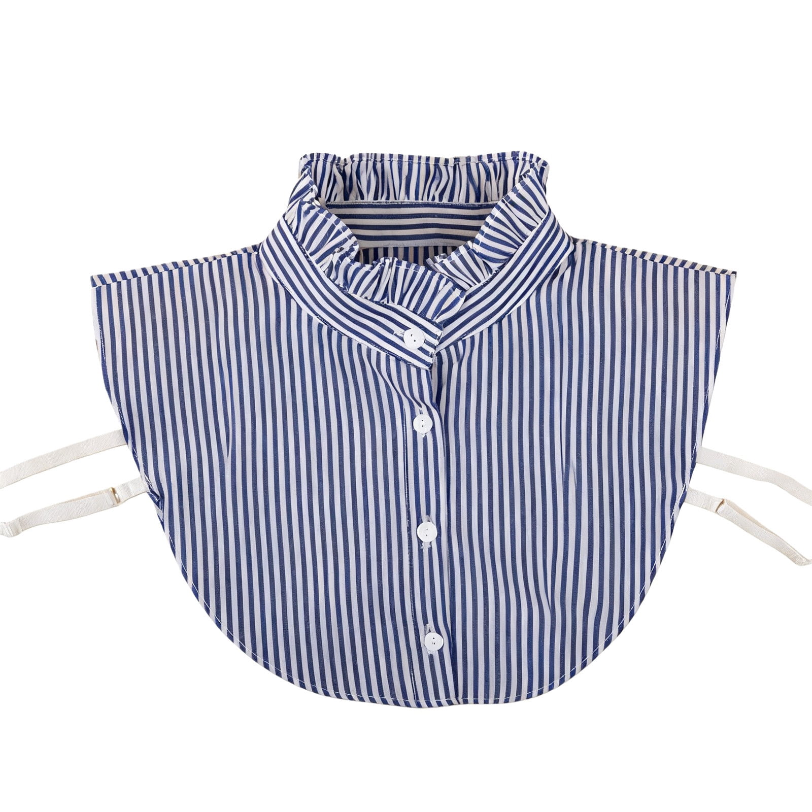 Detachable Collar, Chiffon Half High Collar, Shirt Style Fake Collar ...