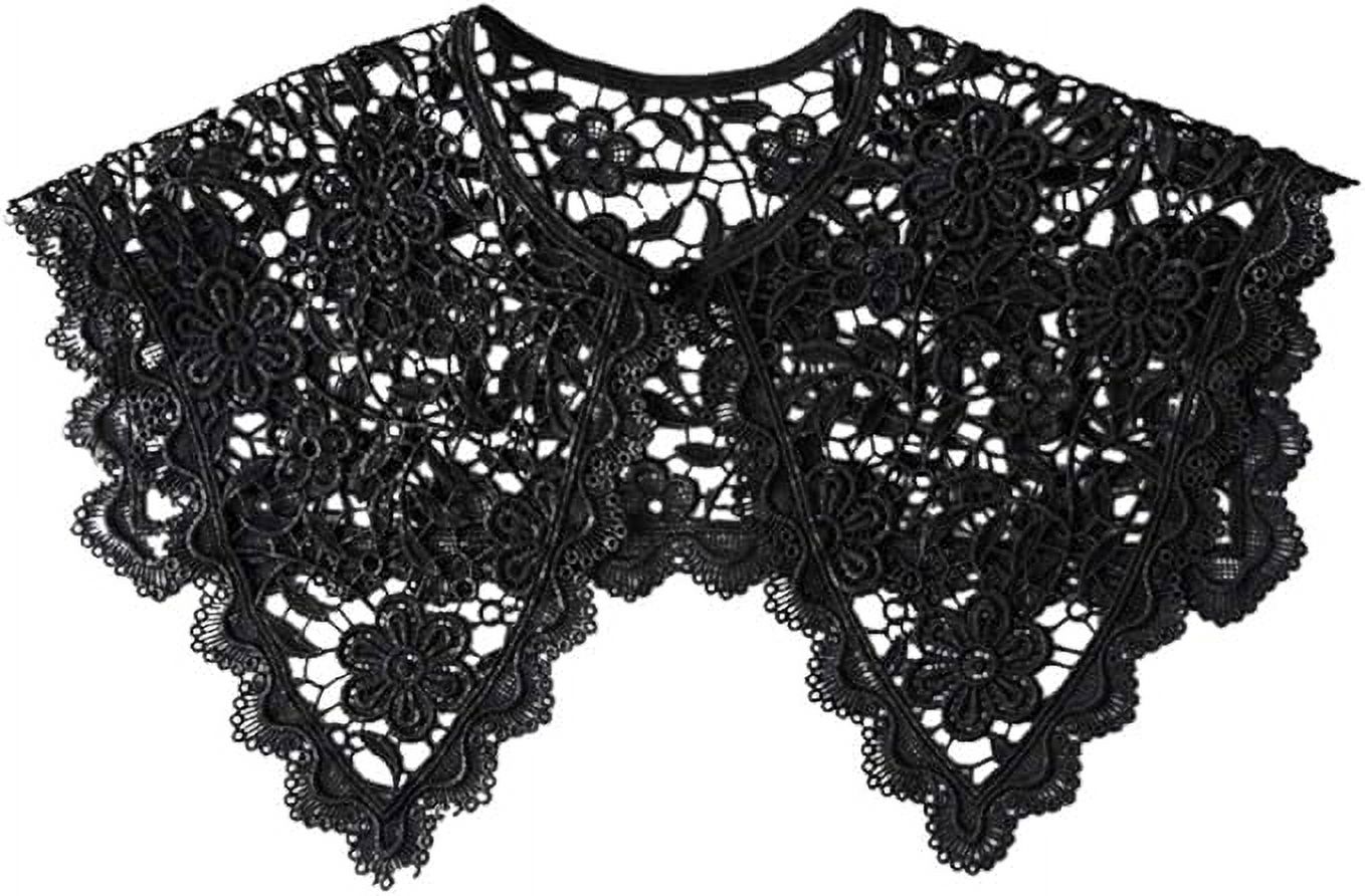 Detachable Collar Women Fake Collar Hollow Out Lace False - Walmart.com