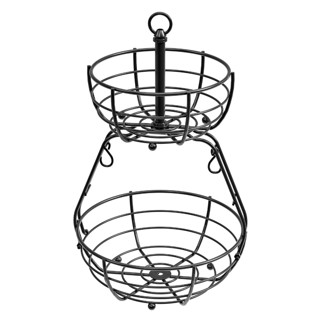 Detachable Double Layer Snacks Organizers Basket Hollow Meshes ...