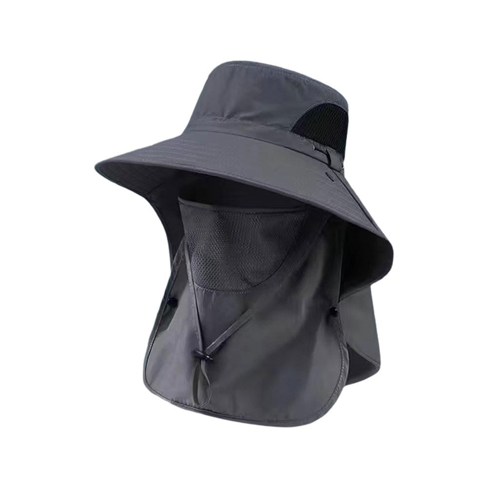 Detachable Eaves Cap Wide Brim Face and Neck Protection Hat Sun X2Y5 ...