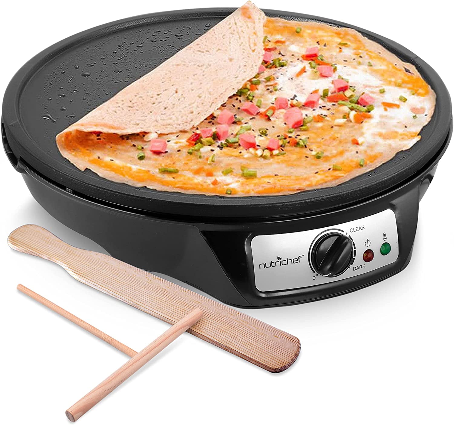 Detachable Electric Crepe Maker Griddle - Griddle Easy Cleaning ...