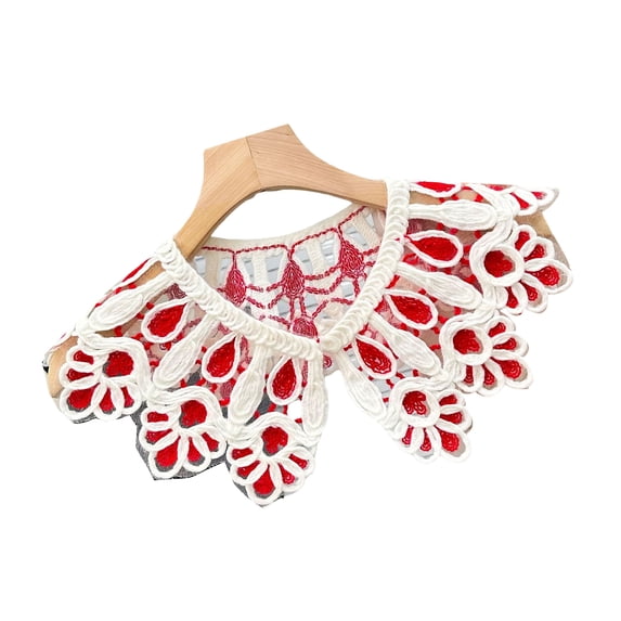 Detachable Embroidered Collar Party Outfit Collar Soft Meshes Unique ...