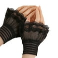 Detachable Fake Hand Sleeves,Layer Ruffle Wrist Cuffs Elastic ...