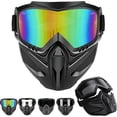 Detachable Full Face Goggle Mask, 2026 Upgrade Full Face Goggle Mask ...