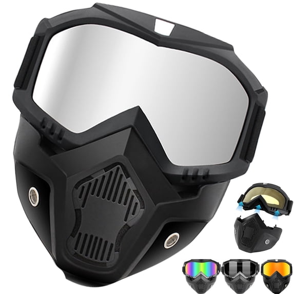 Detachable Full Face Goggle Mask, Full Face Protection,Detachable ...