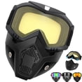 Detachable Full Face Goggle Mask, Full Face Protection,Detachable ...