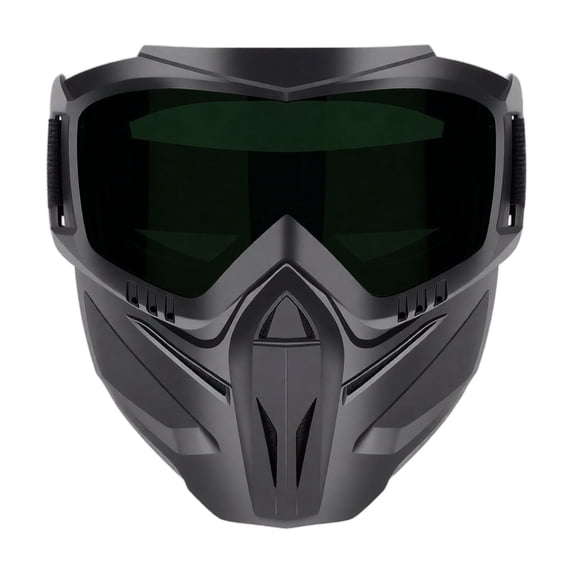 Detachable Full Face Goggle Mask, Full Face Tactical Mask Goggles ...