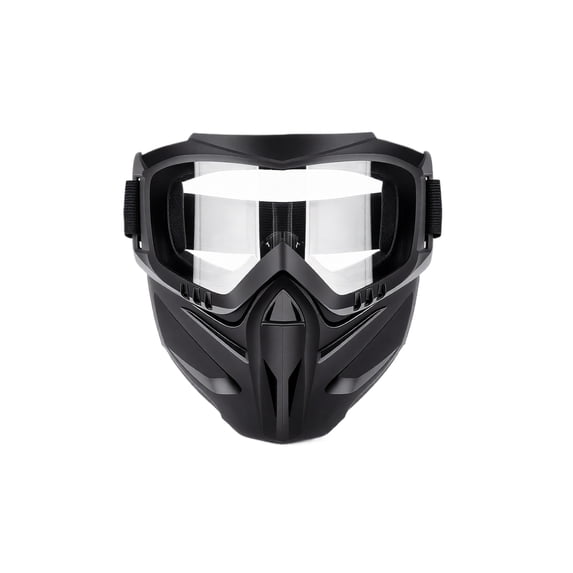 Detachable Full Face Goggle Mask, Full Face Tactical Mask Goggles ...