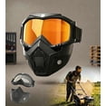 Detachable Full Face Goggle Mask, New Grass Cutting Mask, Anti-Dust Fog ...