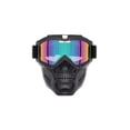 Detachable Full Face Goggle Mask,Riding and Cutting, Anti-UV, Dust, Fog ...