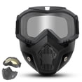 Detachable Full Face Goggle Mask,Riding and Cutting, Anti-UV, Dust, Fog ...
