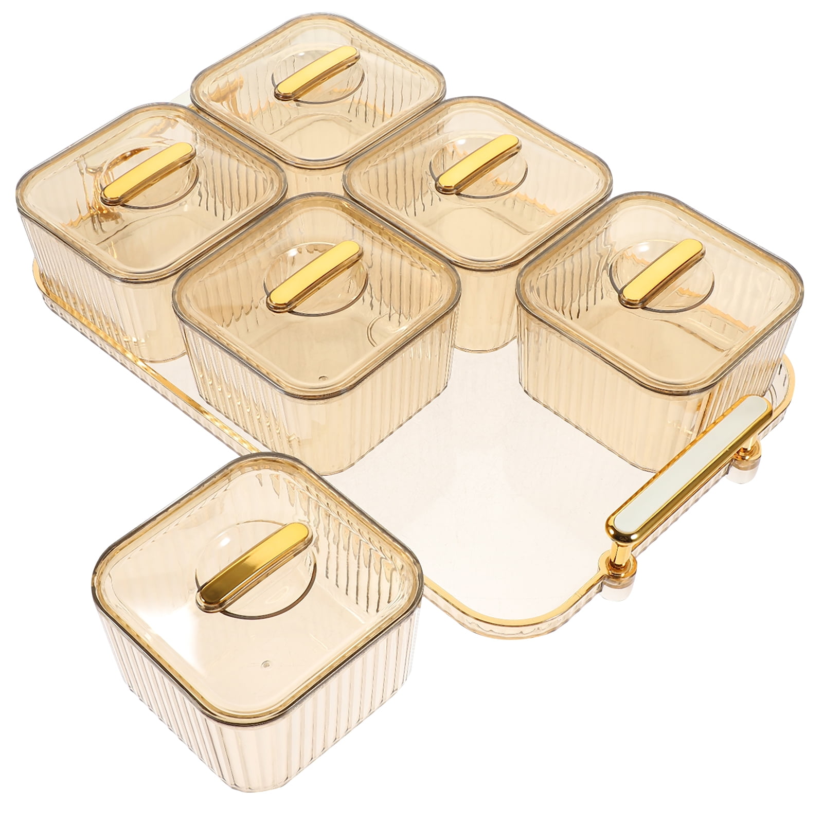 Detachable Grid Trays Antipasto Vegetable Platter Chips and Dip Serving ...