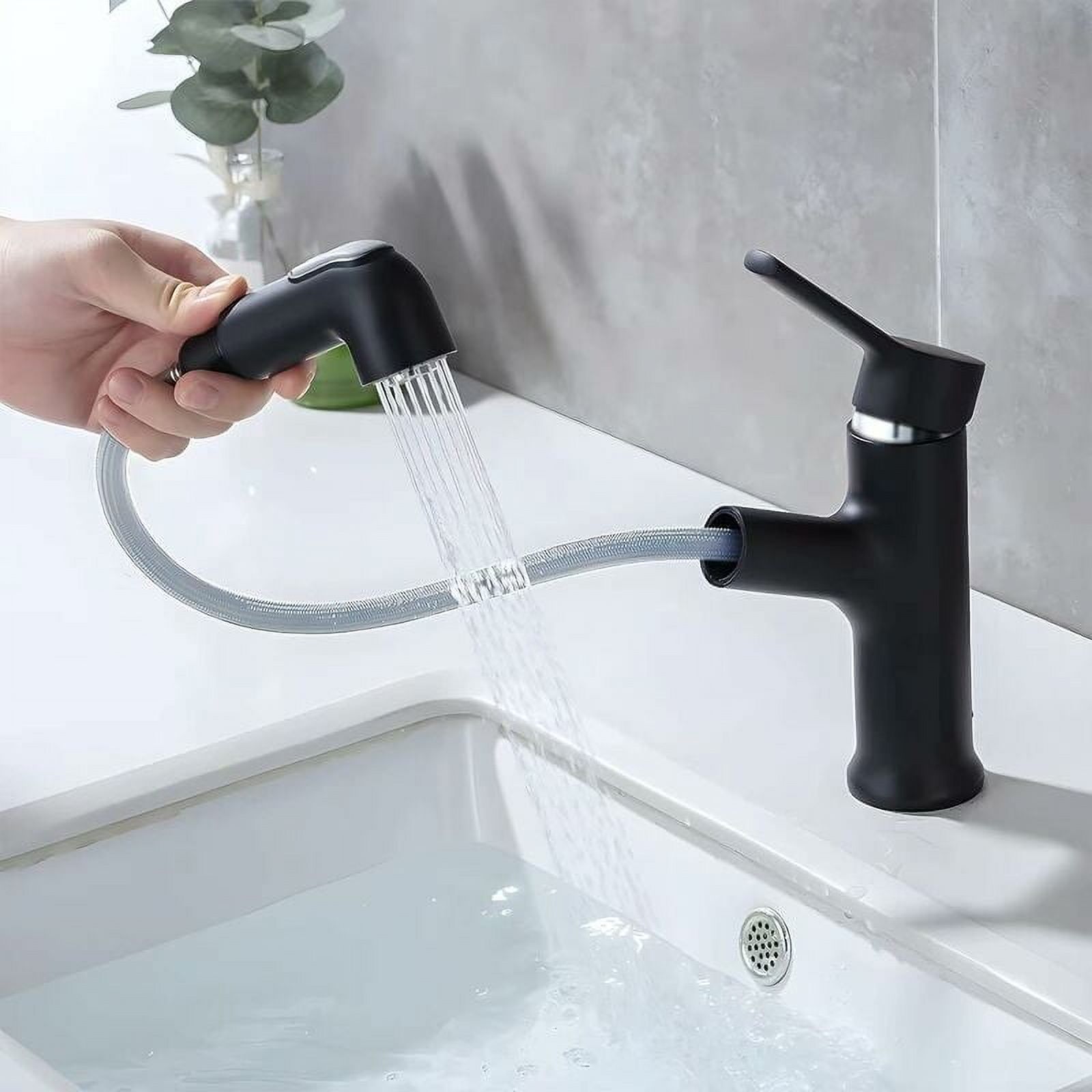 Detachable Handwashing Faucet, Black Handwashing Faucet, Bathroom ...
