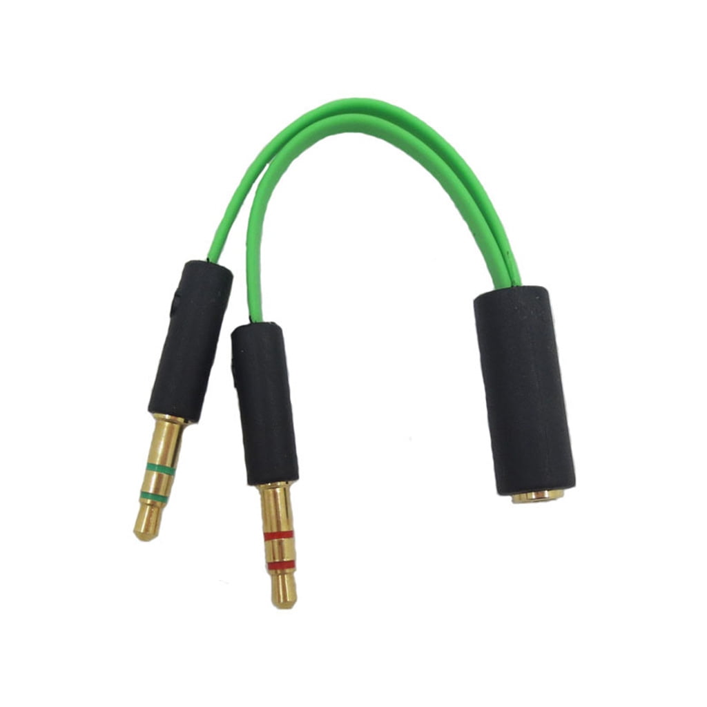 Detachable Headphone Adapter Splitter Cable for Computers Gaming ...