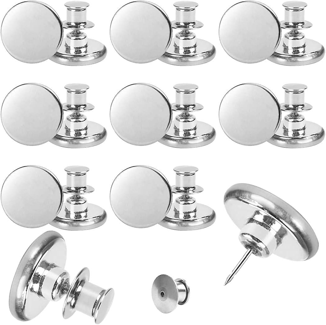 Detachable Jean Button, Pants Button, 12 Pack Adjustable Jean Buttons ...