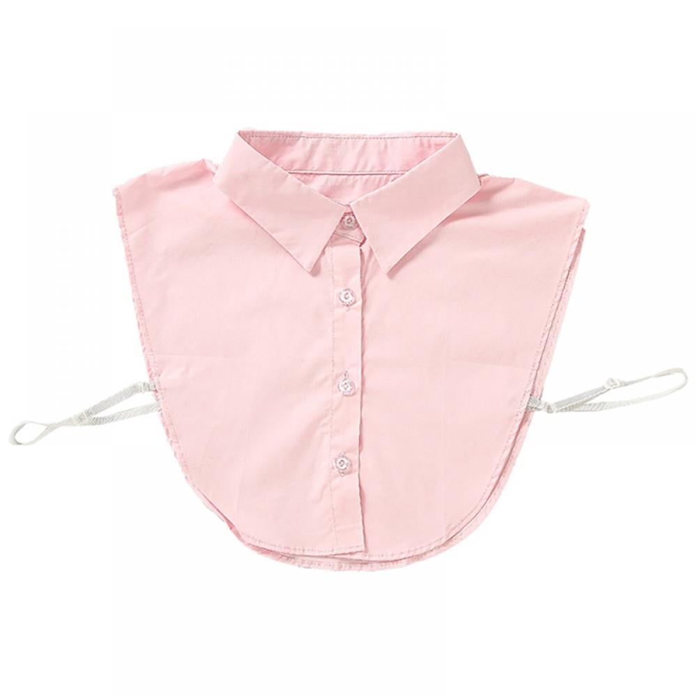 Detachable Lapel Half Shirt Chiffon Elegant Fake Collar Stylish Blouse ...