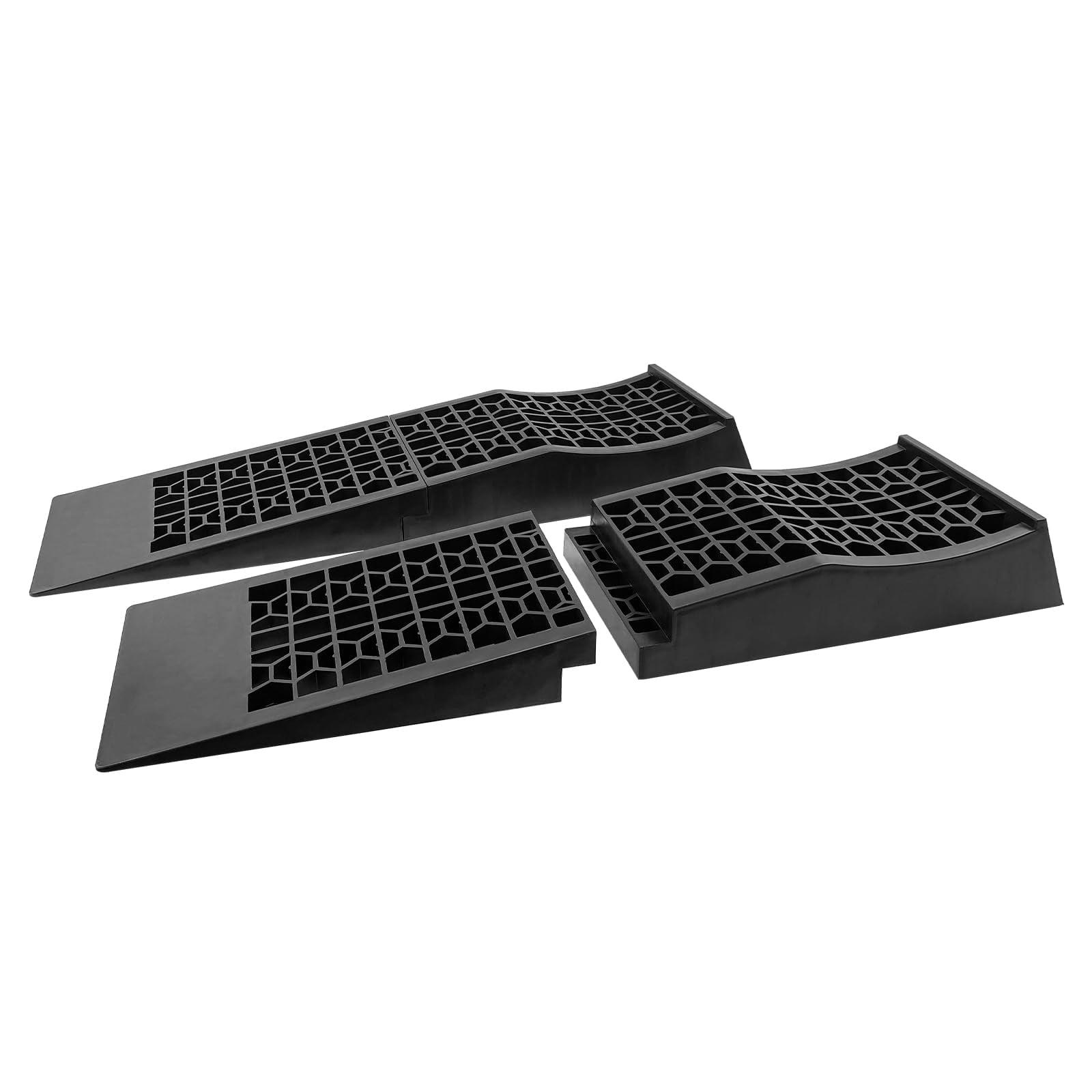Detachable Low Profile Car Ramps for High Lift and Jack Support, Heavy ...