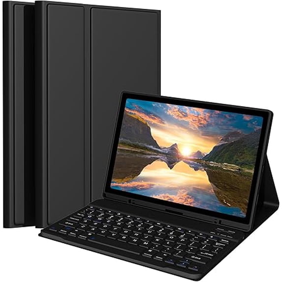 Detachable Magnetic Keyboard Case, 3-System Compatible for Galaxy Tab ...