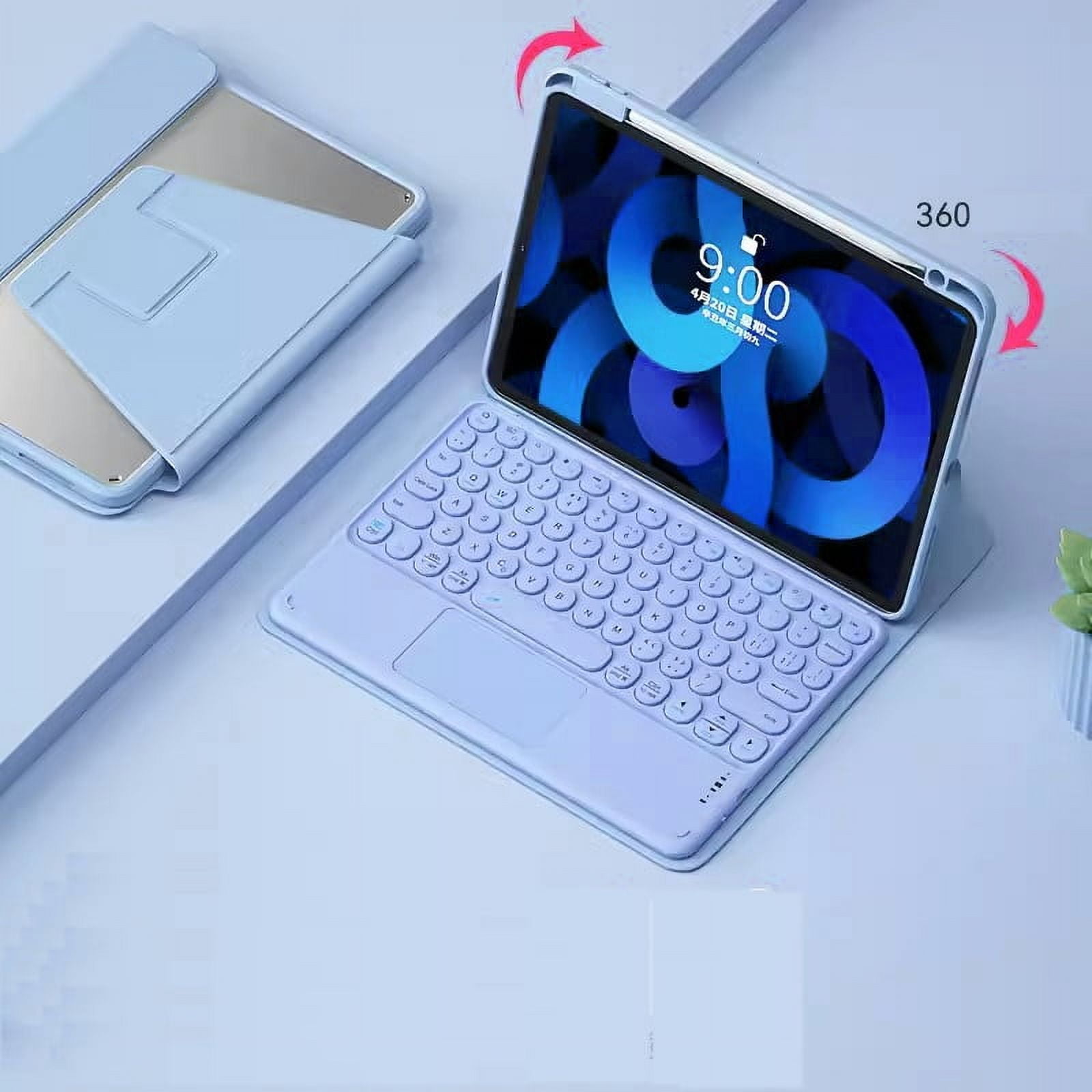 Detachable Magnetic Keyboard Cover for Samsung Galaxy Tab S10 Plus 12.4 2024 S9 FE 11 S6 Lite ...