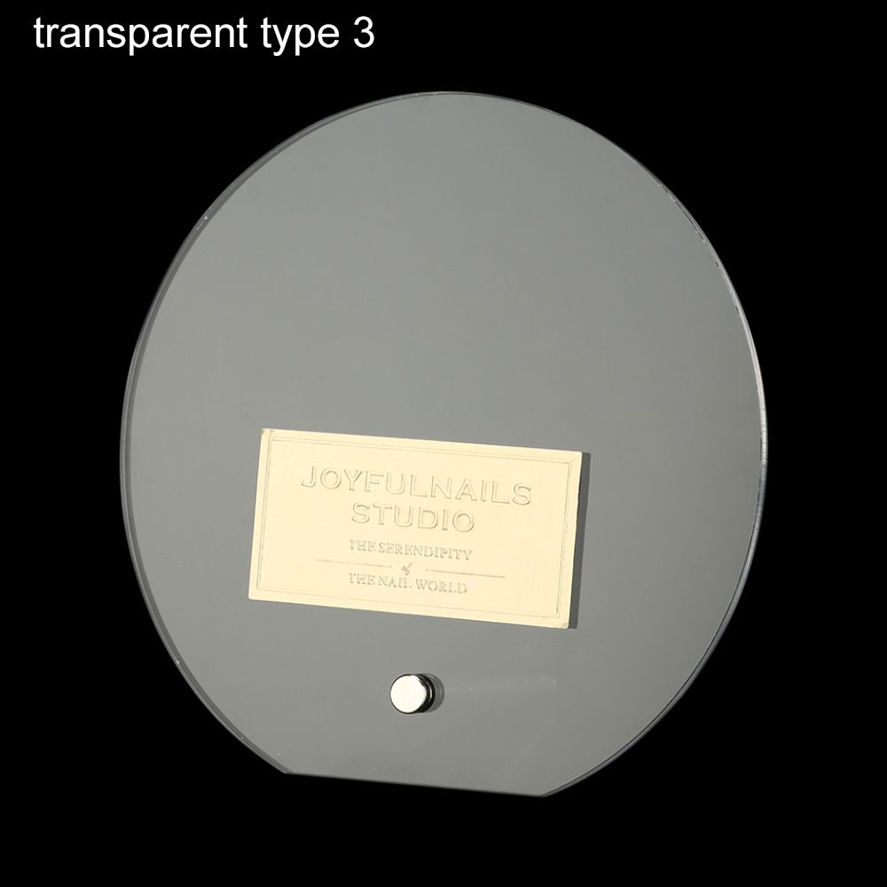 Detachable Manicure Tool Irregular Acrylic Transparent Matte Nail Art ...